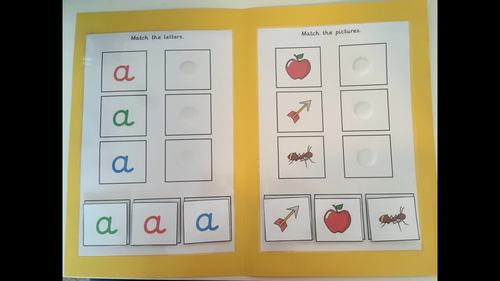 Alphabet Phonics File Folder Special Education by Epic Phonics | TPT
