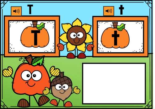 Boom Cards Alphabet Match - Pumpkins by Della Larsen's Class | TPT