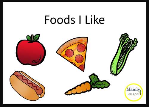 Foods I Like - YES or NO Digital Activity for Special Ed - BOOM CARDS™