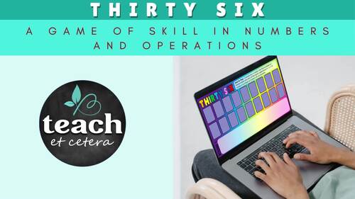 Thirty Six - Digital Interactive Math Game - Practice Basic Operations ...