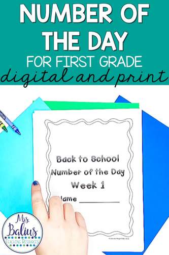 Digital Number Sense Activities | Number of the Day for Google Slides ...