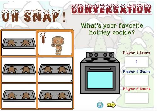 R Articulation - Oh Snap! Holiday Game by Speech Rocks | TPT