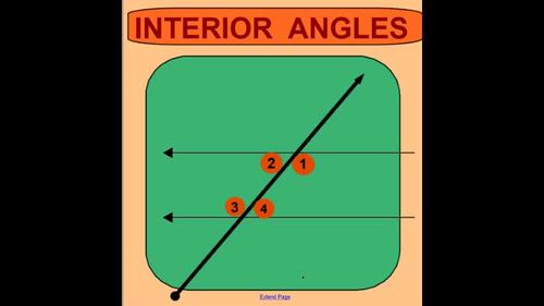 Geometry - Lines and Angles- Vocabulary 3; for Smart boards. by Smart ...