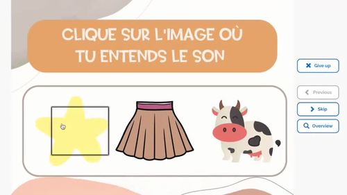 French Phonics Sounds | Son OI Digraph | BOOM CARDS | Digital Resource