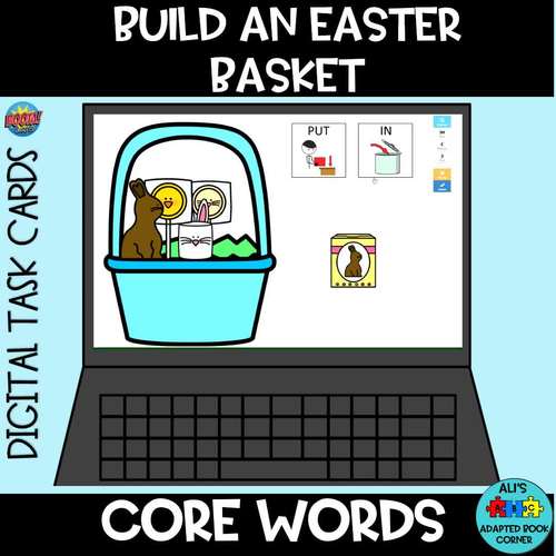 Easter Speech and Language Activity. Boom Cards. by Ali's Adapted Book ...