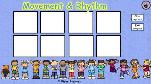music - rhythm and movement interactive game by musicwonderwoman