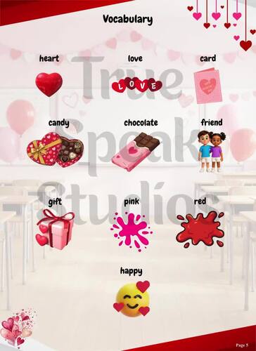 Valentine’s Day A2 ESL Lesson by True Speak Studios | TPT
