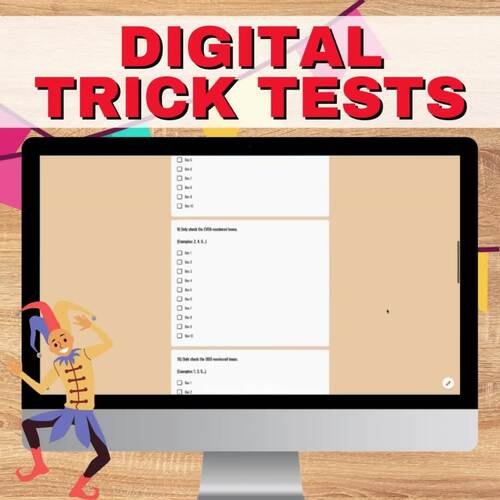 Following Directions Test, Fake Trick Test - April Fools Day Digital ...