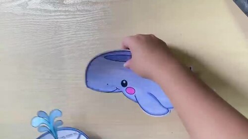 End of the Year Craft: Whale Making Waves Interactive Summer Sliding ...