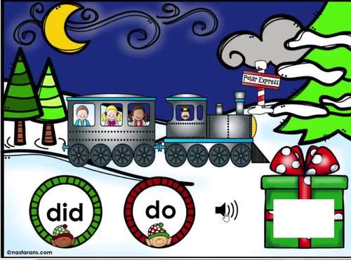 Christmas Boom Cards Sight Words Kindergarten Literacy Center by Nastaran