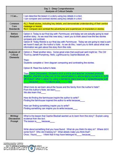 Farmhouse by Sophie Blackall Lesson Plan and Activities by Picture Book ...