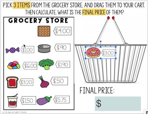 Grocery Shopping Digital Activity by the small but mighty teacher