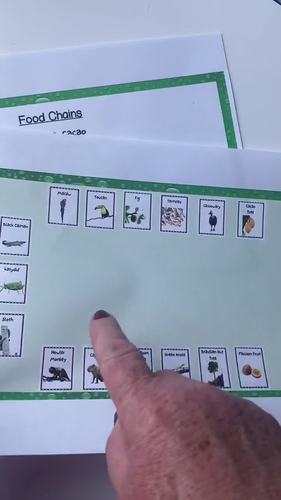 RAINFOREST JUNGLE FOOD WEB Dice Roll- Events Causing Changes in Populations