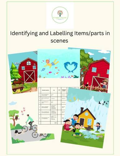 Scenes-identifying + labelling-set 1 -suitable for ABLLS-R(some tasks C ...