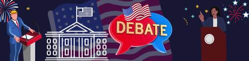 PRESIDENTIAL DEBATE ANIMATED Virtual BANNER | VIRTUAL BANNER | GOOGLE ...