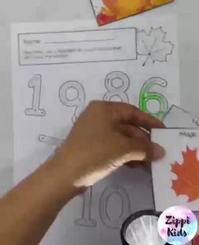 Fall Flashlight Magic Math Literacy Numbers 1-20 Flashlight Activities