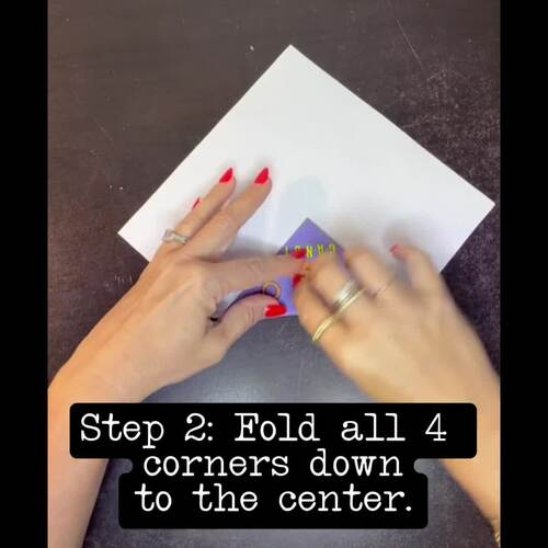 Halloween Cootie Catcher Fortune Teller Fall Party Game Activity ...