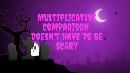 Multiplicative Comparison Word Problems Pixel Art Activity with Printables