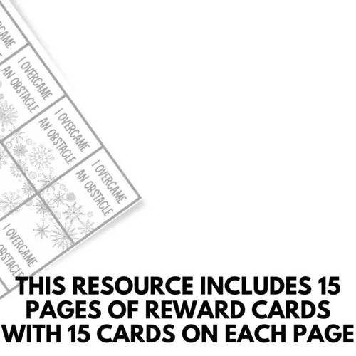 Editable Reward Cards for Positive Reinforcement or Incentives | Winter ...