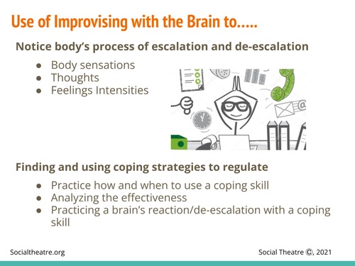 Regulating Emotions through Improv Games, Actvitivies, and Sketch Comedy