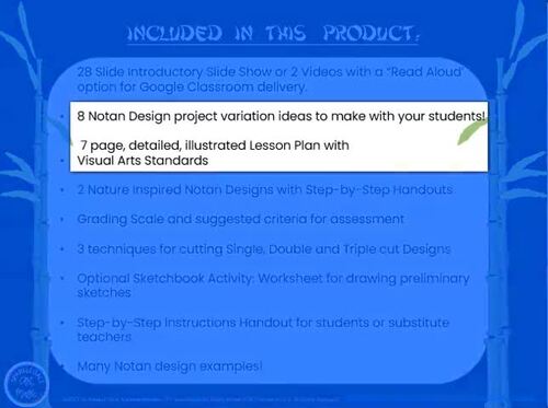 Notan Cut Paper Art Project-Middle & High School Art Lesson -2D Design ...