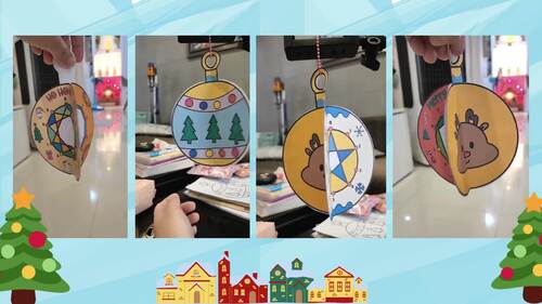Christmas Math Multiplication Circles Craft & Worksheets | TPT
