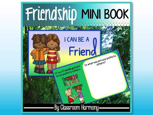 Friendship Mini Book | SEL & Character Ed Story | Social Emotional Learning