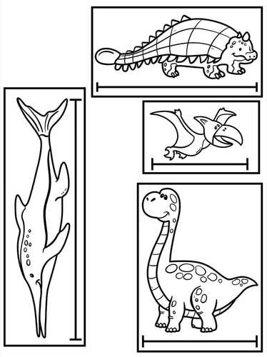 Dinosaur Jurassic Non-Standard Measurement Activity for Preschool and ...
