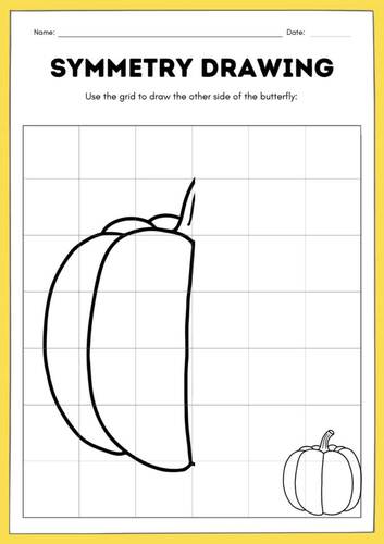 fall symmetry-autumn by FUN Teaching Garden | TPT