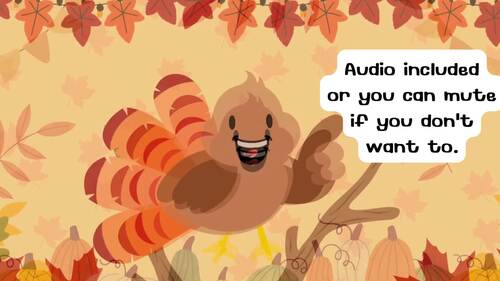 Interactive Thanksgiving SEL Morning Meeting | Thankful Festival & Editable