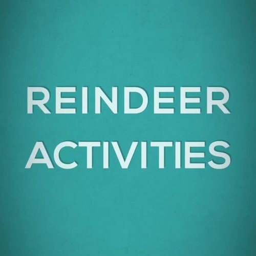 December Sub Plans - Reindeer Craft, Writing, Game, Activities, Life Cycle