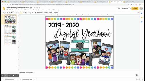 Digital Yearbook for Distance Learning by Learning Cove | TPT