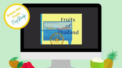Fruits of Thailand Picture Book and Activities by PJs Childrens Books
