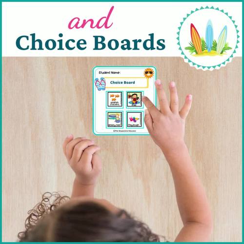 Beach Token Board by The Responsive Educator | TPT