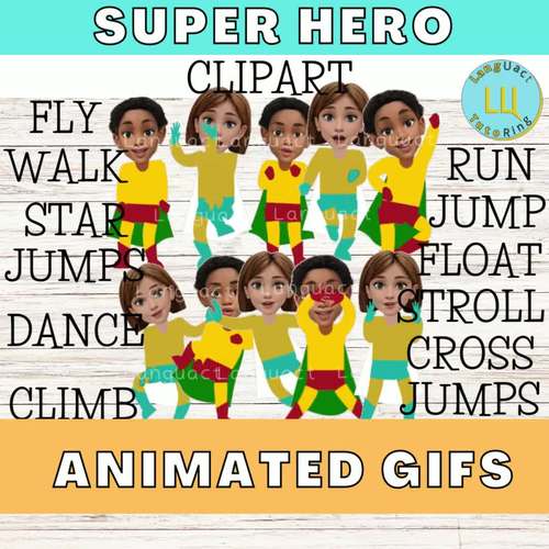 superhero kids clipart - Hero clip art - kids clipart set | TPT