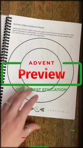 Catholic Advent Unit Study by Owls Nest Education | TPT