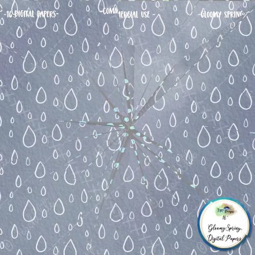 Gloomy Spring Vol 2 12x12 Paper by Teach Elite | TPT