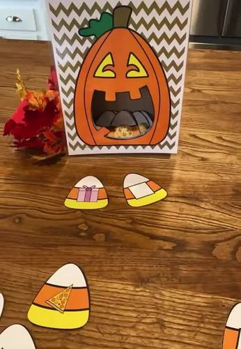 Fall Pumpkin Matching Game: Feed the Pumpkin by DyerTyme | TPT