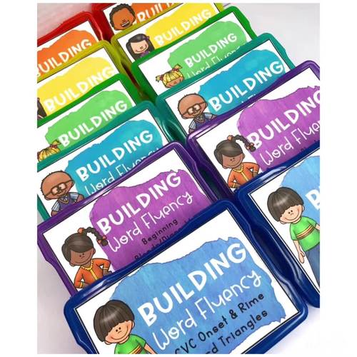 Onset and Rime Building Word Fluency Activities Bundle Distance Learning