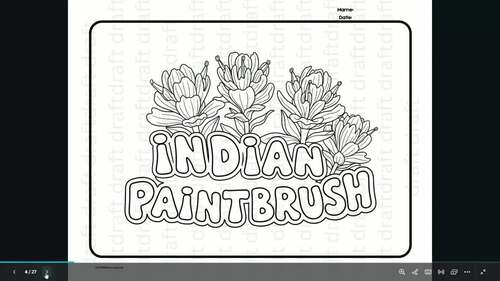 Wyoming State Symbols Coloring Pages Packet 3rd grade craft center ...