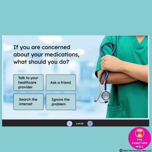 Hospital Safety Questions - Problem Solving - Adult Cognitive Therapy - SNF