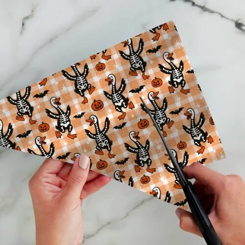 Silly Goose Halloween Skeleton Costume Geese Seamless Digital Paper Pattern