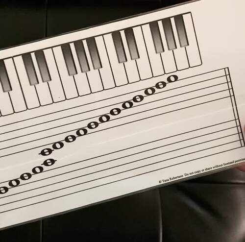 Fillable Chart for Music Notes on the Grand Staff by Keys to Music ...
