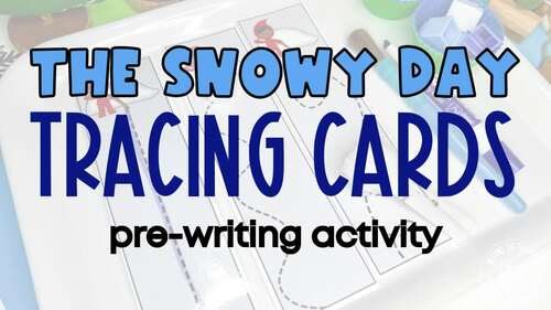 Winter Line Tracing - Snowy Day Book Activity - Winter Preschool ...