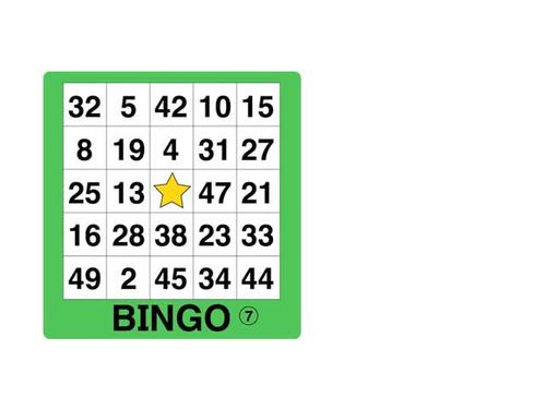 Number Bingo 1-50 ESL ELL Newcomer Game by Donald's English Classroom