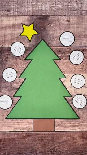 Christmas Tree Craft, Phonics Reading Tree | Words Families, CvC, Digraphs