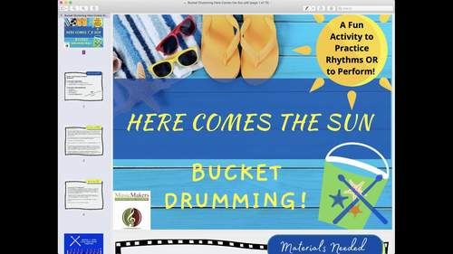 Bucket Drumming - Here Comes the Sun, Beatles - EASY PREP, FUN Rhythm ...