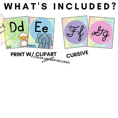 Hey Lisa! Bright & Happy Alphabet Posters | Editable | *NEW | TPT