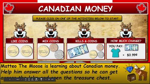 Canadian Currency, Counting Money: Elementary Math Powerpoint | TPT