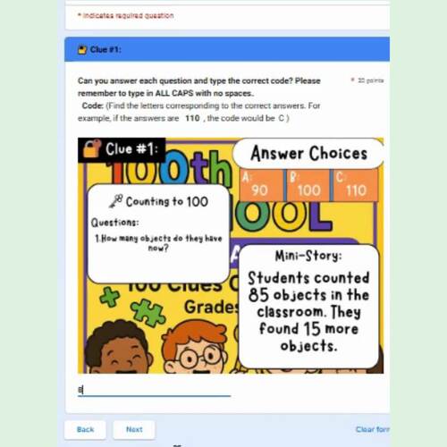 100th Day of School Math Escape Room – 100 Clues Challenge (Grades 1–3)